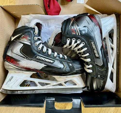 Вратарские коньки bauer 2x pro 8ее