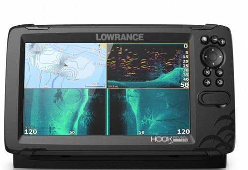 Lowrance Hook Reveal 9 Tripleshot + карта C-MAP