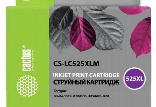 Картридж струйный Cactus CS-LC525XLM пурпурный (14