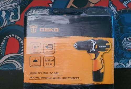 Шуруповерт deko 12v