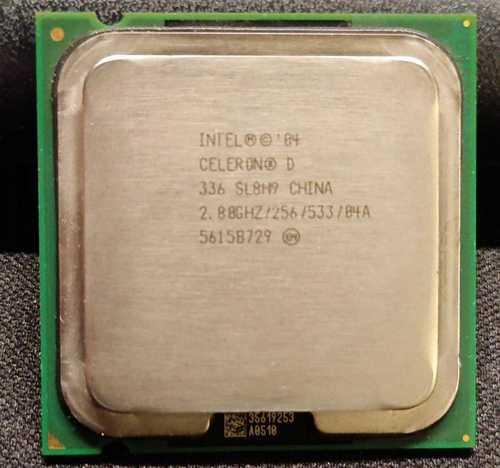 Процессор intel celeron D 336, 347