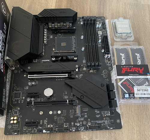 Комплект Msi b550 gaming plus Ryzen 7 5700x  32gb