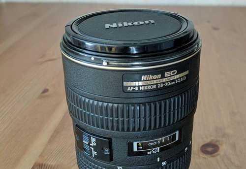 Объектив Nikon AF-S Nikkor 28-70mm 2.8 D