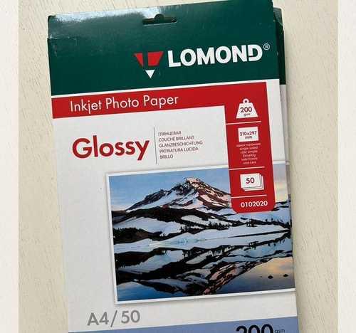 Фотобумага Lomond Glossy 200gsm/50 шт