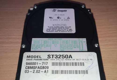 Seagate ST3250A. IDE. 213 Mb. Раритет