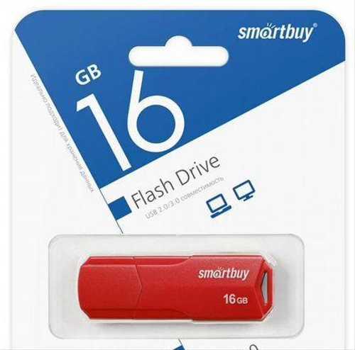 Флеш-накопитель 16Gb SmartBuy Clue, USB 2.0, пласт