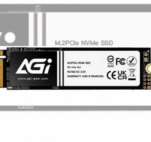 AGi PCIe 4.0 x4 2TB AGI2T0G44AI828 AI828 M.2 2280