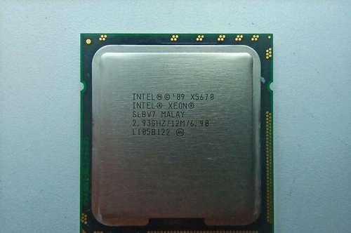 Процессор Intel Xeon X5670 LGA1366, 6 x 2933 мгц