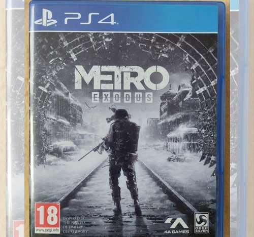 Metro exodus ps4/ps5 диск игра