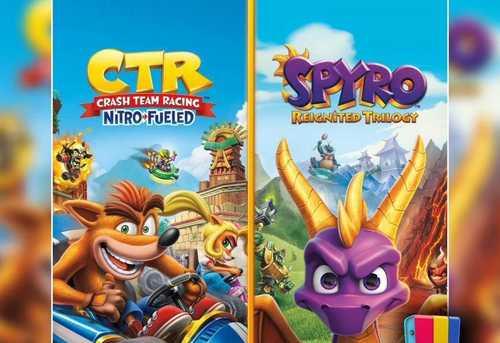 Crash Team Racing + Spyro PS4/PS5 (гарантии)