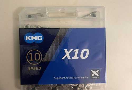 Велосипедная цепь kmc x10