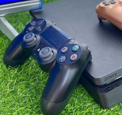 Sony playstation 4 Slim 1tb   2шт геймпад, станция