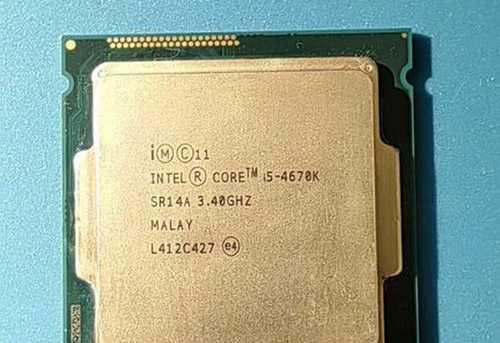 Intel i5-4670k, 3,4 ггц, 4/4, 6 Мб L3