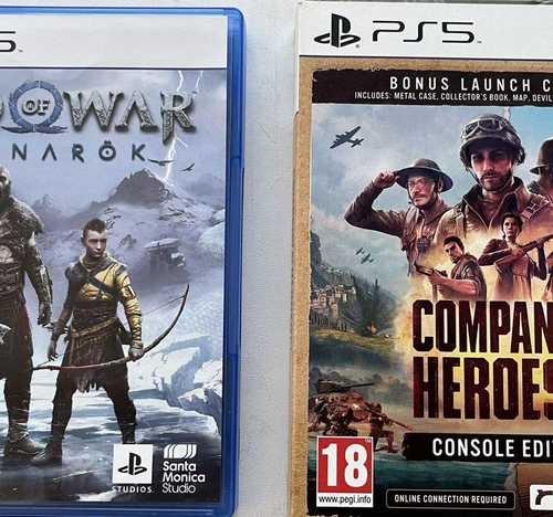 Игры ps5 Good of War Ragnarok Company of heroes 3