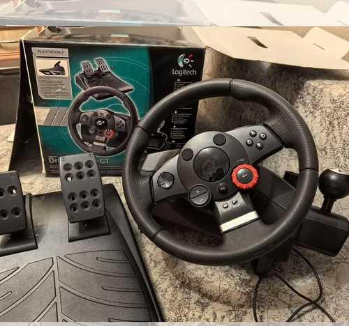 Руль logitech driving force gt