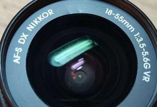 Объектив Nikon 18-55 на запчасти или под ремонт