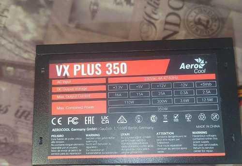 Блок питания AeroCool VX plus 350W VX-350 plus