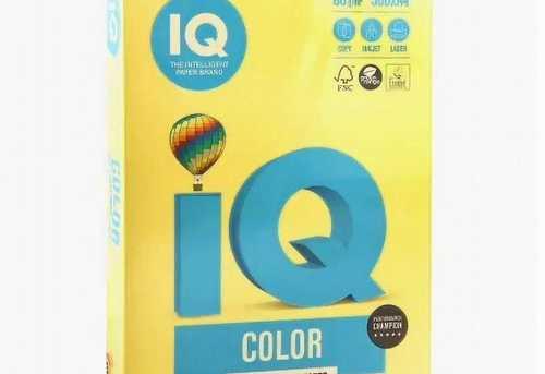 Бумага цветная iq color 5 пачек по 500 листов