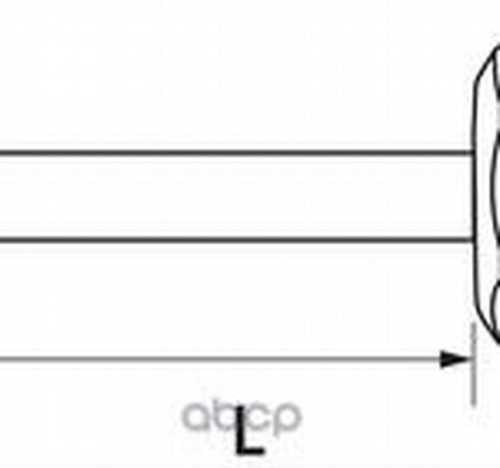 Отвертка стержневая диэлектрическая крестовая V