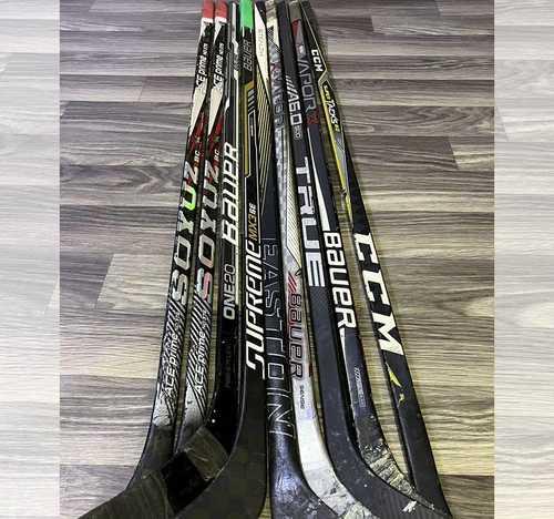 Клюшки хоккейные bauer,ccm,soyuz