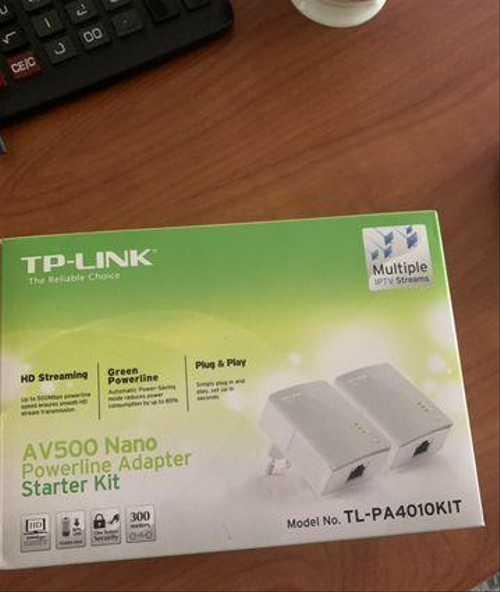 TP-Link TL-PA4010 KIT - набор из 2 адаптеров