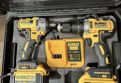 2в1 аккумуляторный гайковёрт+шуруповерт DeWalt