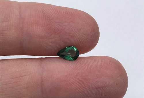 Изумруд огранки Груша, 0.44 ct