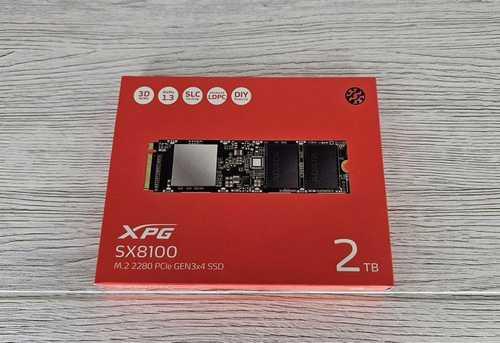 SSD накопитель A-Data XPG SX8100 2тб, M.2 2280