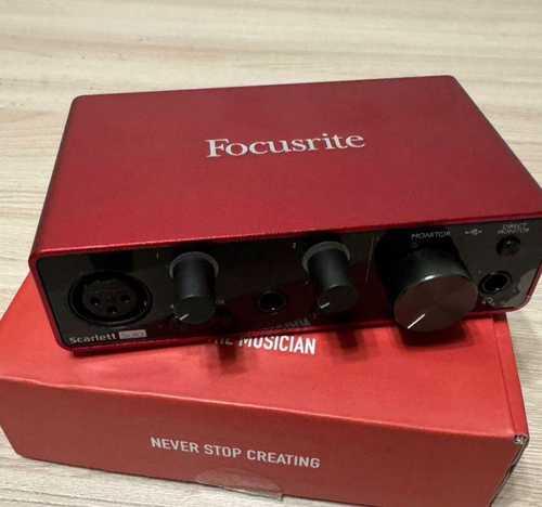 Звуковая карта focusrite scarlett solo 3rd gen