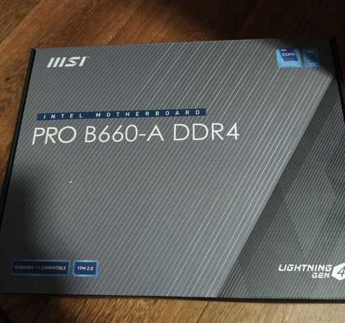 Материнская плата MSI PRO B660-A DDR4