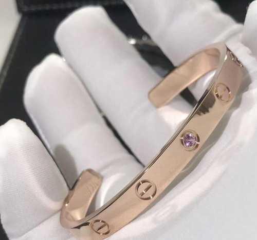 Браслет Cartier Love розовое золото 0.0053 мм
