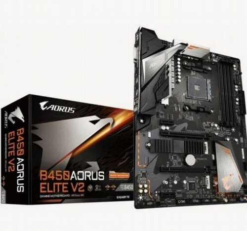 Материнская плата Gigabyte B450 aorus elite V2