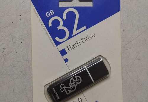 Флеш накопитель 32 Gb, Smartbuy Glossy, Usb 2.0