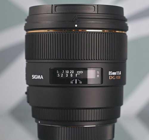 Sigma 85mm f/1.4 EX DG HSM Canon EF