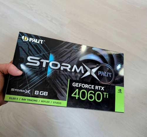 Palit Видеокарта RTX 4060 Ti stormx 8 гб