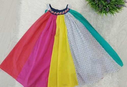 Фирменные летние платья ромпера девочки 98-104 см