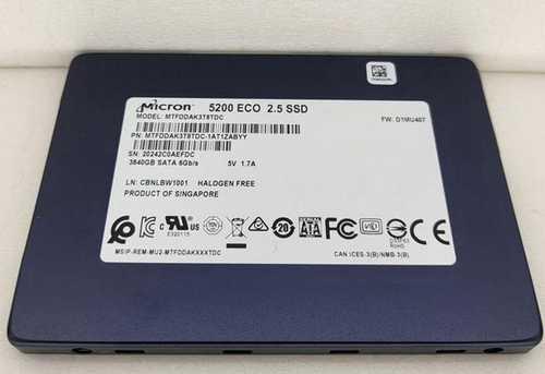 SSD Micron 5200 ECO 3.84 Тб mtfddak3T8TDC