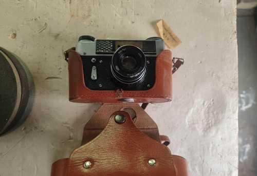Пленочный фотоаппарат зоркий с объектив индустар22