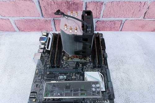 Комплект Asus X99-A+Xeon E5-2630v3+DDR4 64Gb+кулер