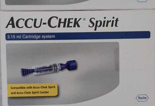 Accu chek spirit картриджи 10 коробок