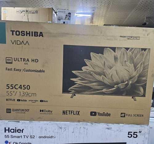 Новый qled Телевизор Toshiba 55C450KE