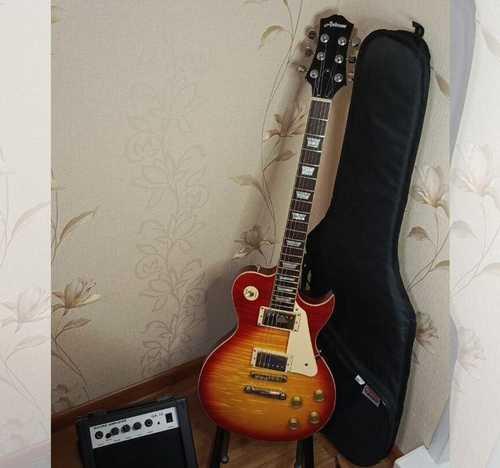 Электрогитара с комбиком LES paul