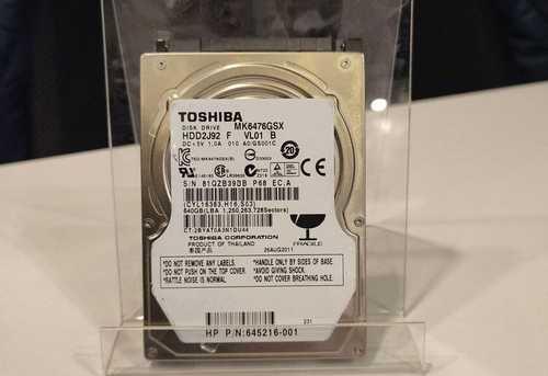Жесткий диск Toshiba 640 Гб MK6476GSX