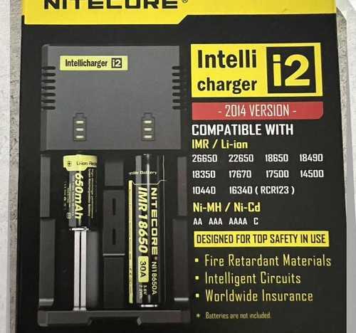 Зарядное устройство nitecore/Intelli charqer i2