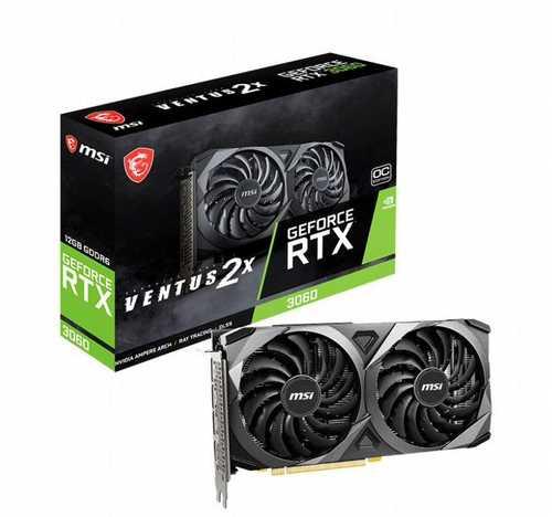 Новая MSI GeForce RTX 3060 Ventus 2X OC 12Gb