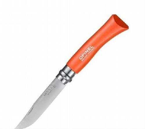 Нож Opinel №7 нержавеющая сталь блистер (оранжевый