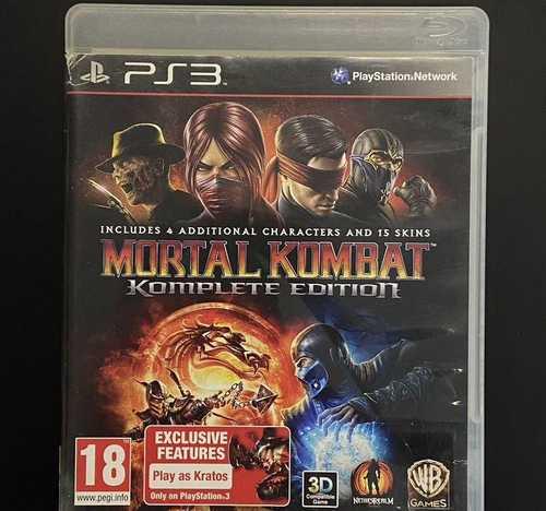 Mortal Kombat komplete edition ps3