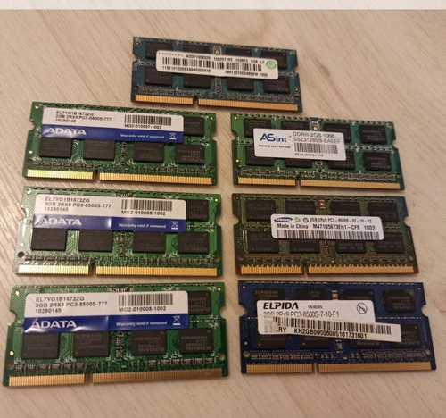 Ddr3 sodimm 2gb 8500(1066Mgz)