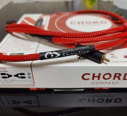 Кабель межблочный Chord Company Shawline 2rca 1м