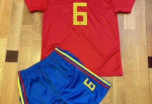 Детская футбольная форма сборная Испании Иньеста